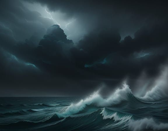 An angry sea - An angry sea