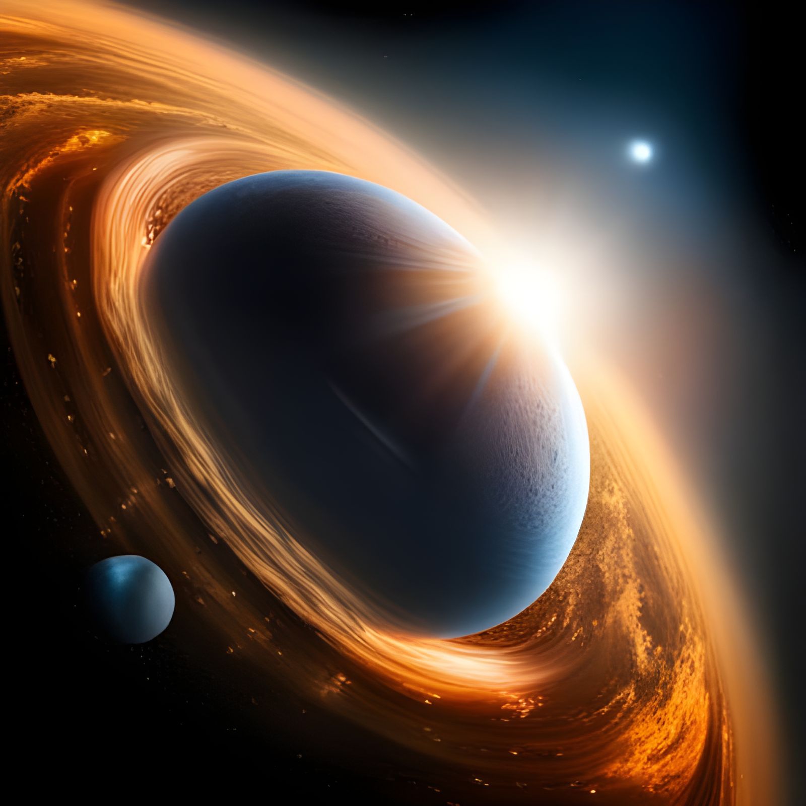 A New Planet Emerging - AI Generated Artwork - NightCafe Creator