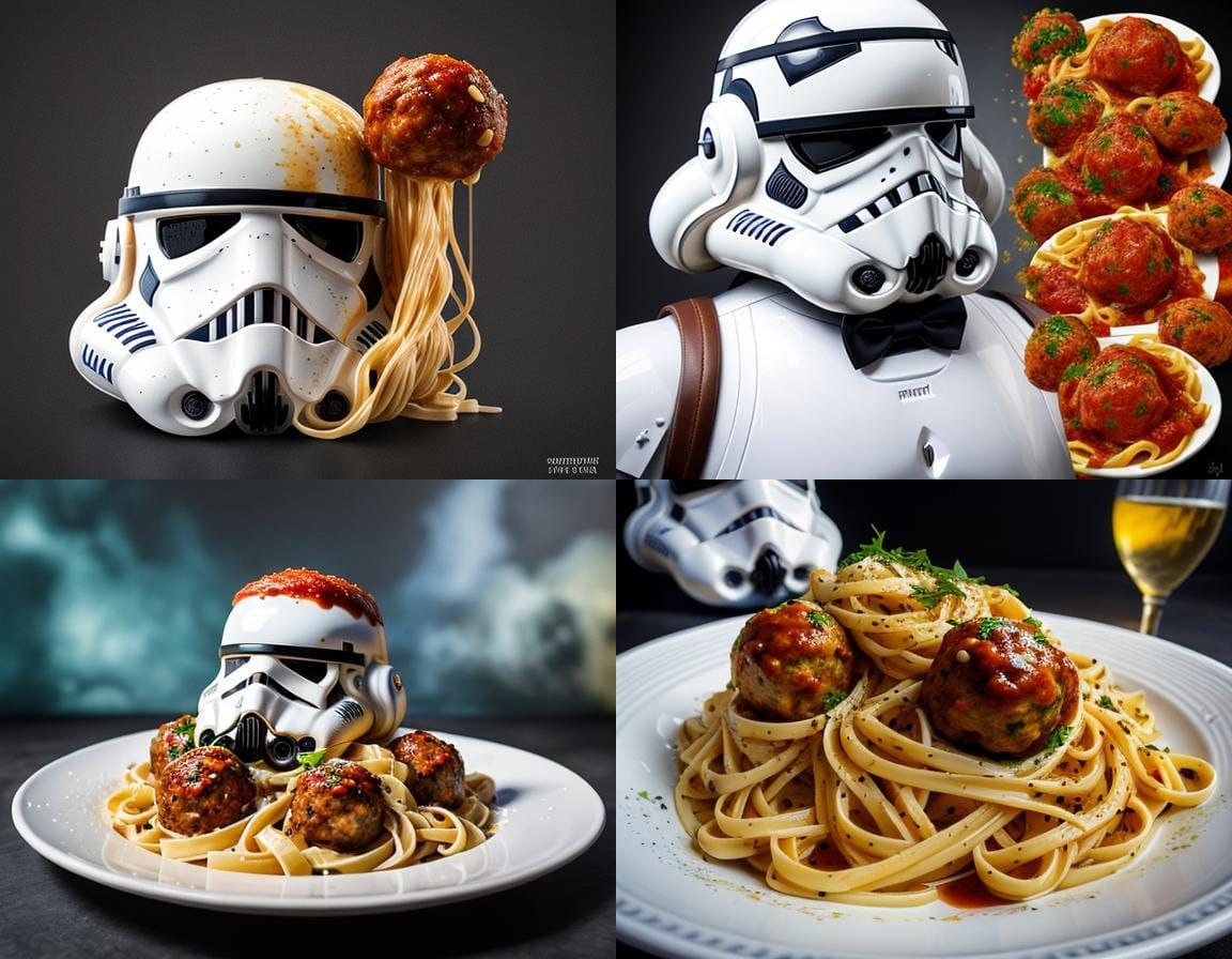 bow-tie pasta with a light wine reduction sauce with octopus meatballs ...