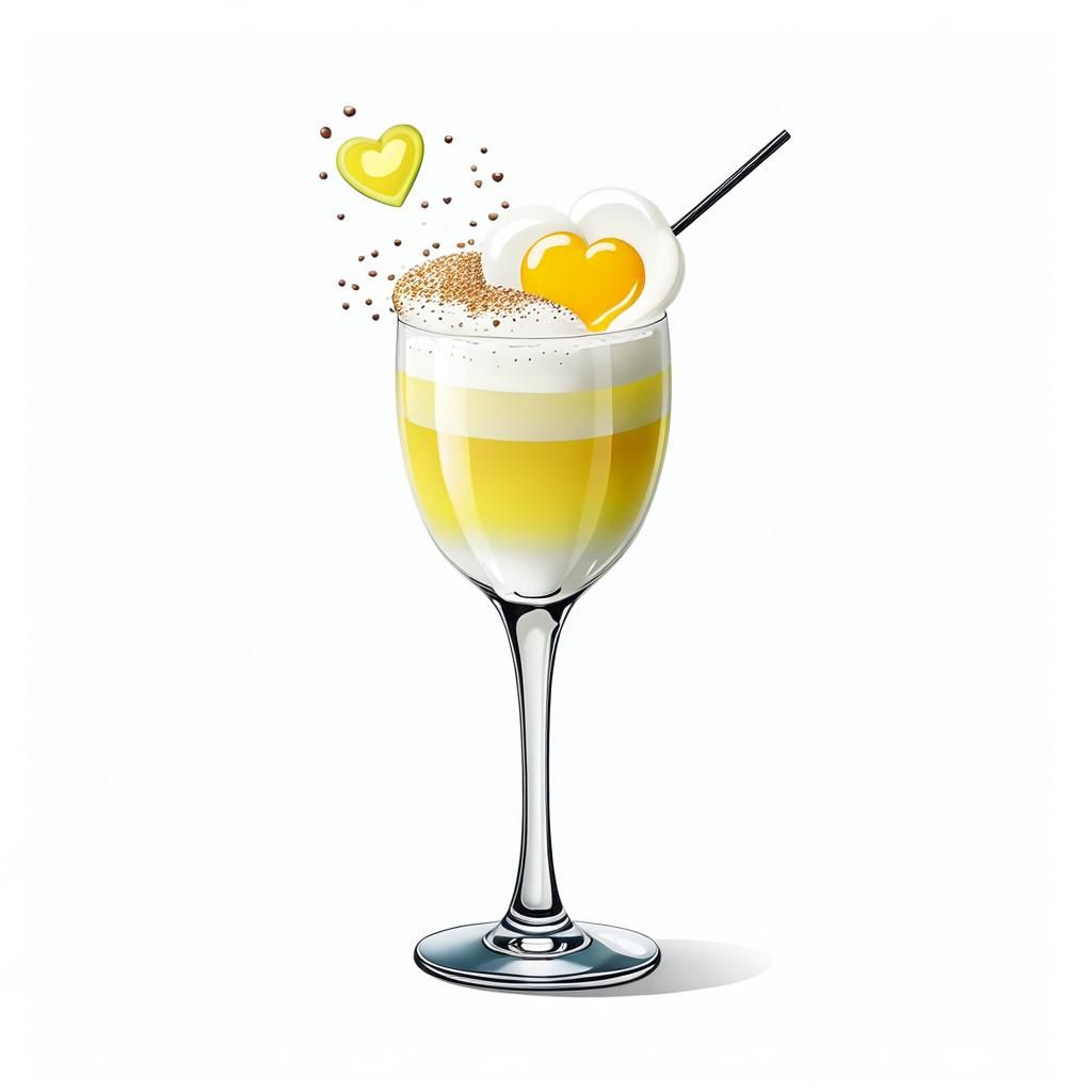 pisco sour - funny clipart - AI Generated Artwork - NightCafe Creator
