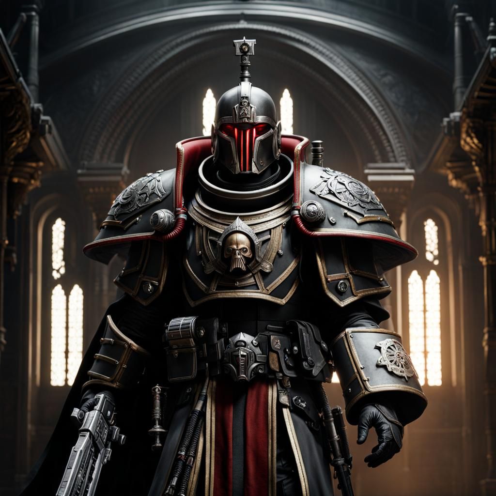 Inquisitor from Warhammer 40k - AI Generated Artwork - NightCafe Creator