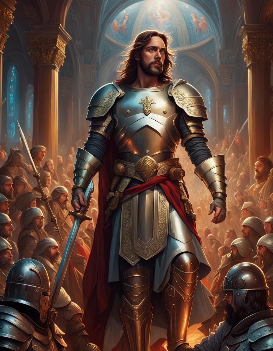 The Warrior King Ready For Battle - AI Generated Artwork - NightCafe ...