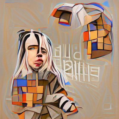 Billie eilish cubist - AI Generated Artwork - NightCafe Creator