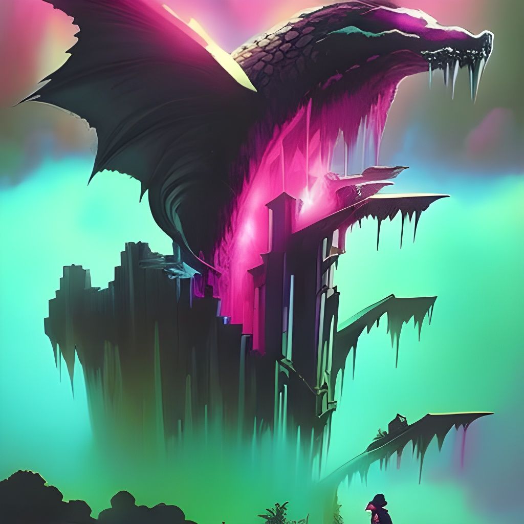 Dragon's Maw Keep - AI Generated Artwork - NightCafe Creator