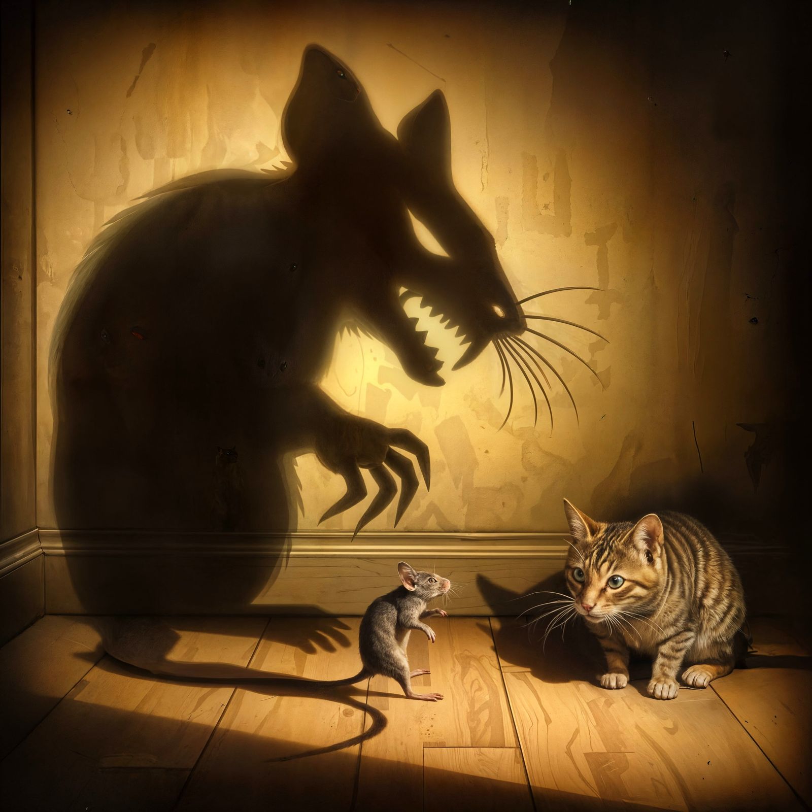 Scared mouse? - Scared mouse?