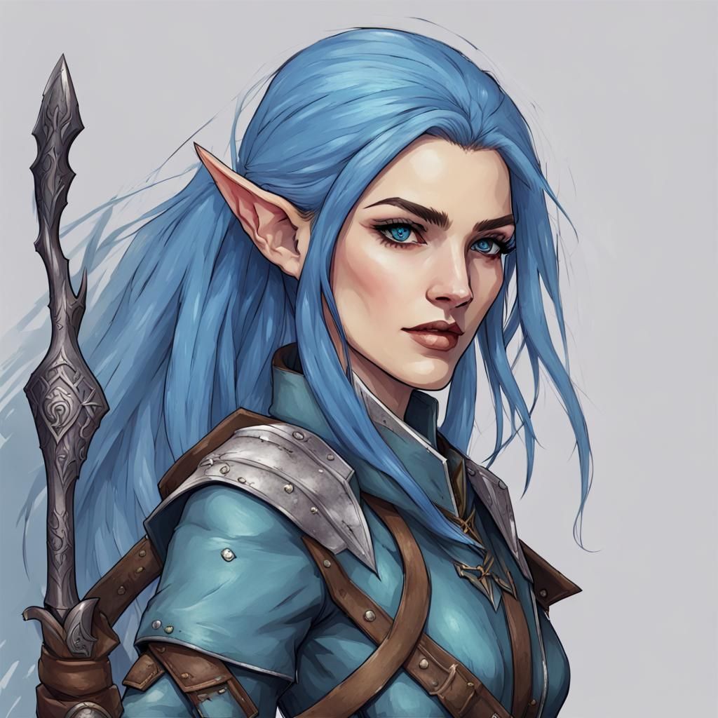 Female elven ranger - AI Generated Artwork - NightCafe Creator