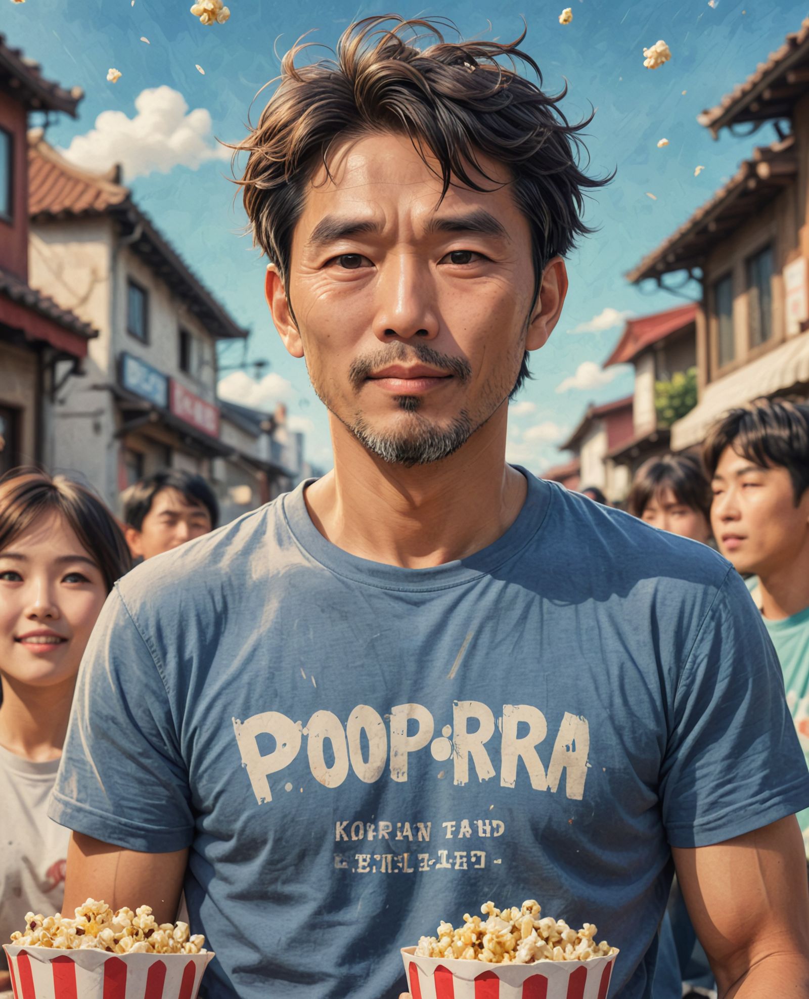 Wholesome Korean Dad - AI Generated Artwork - NightCafe Creator