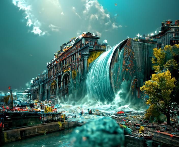 The Flood - AI Generated Artwork - NightCafe Creator