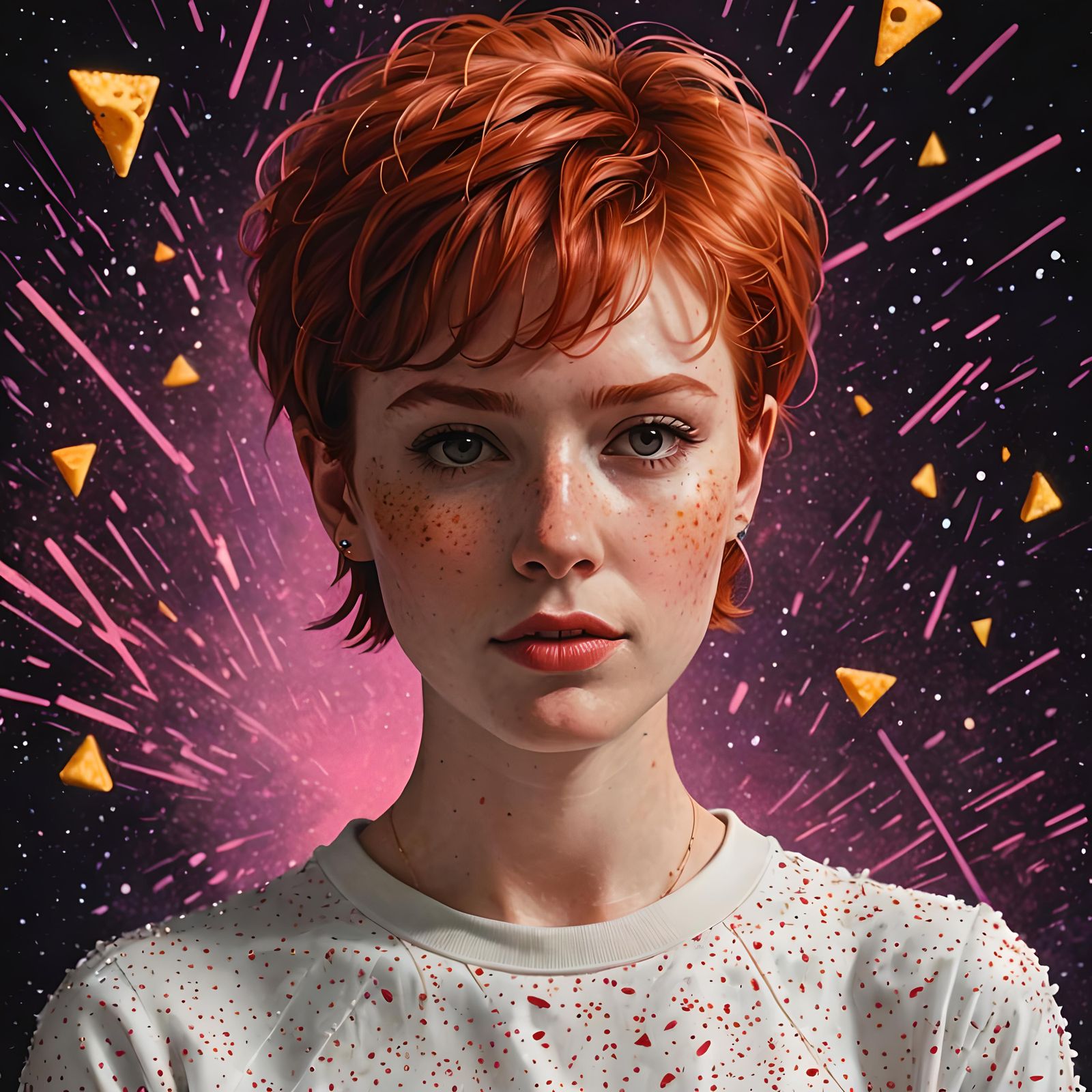 Redhead Becky with a pixie cut wonders if there is such a thing as a ...