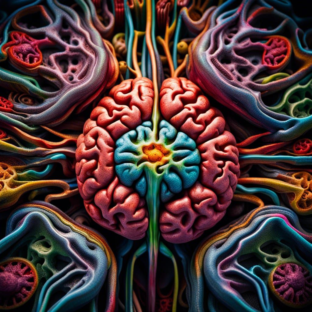 Beautiful complexity of the human brain - AI Generated Artwork ...