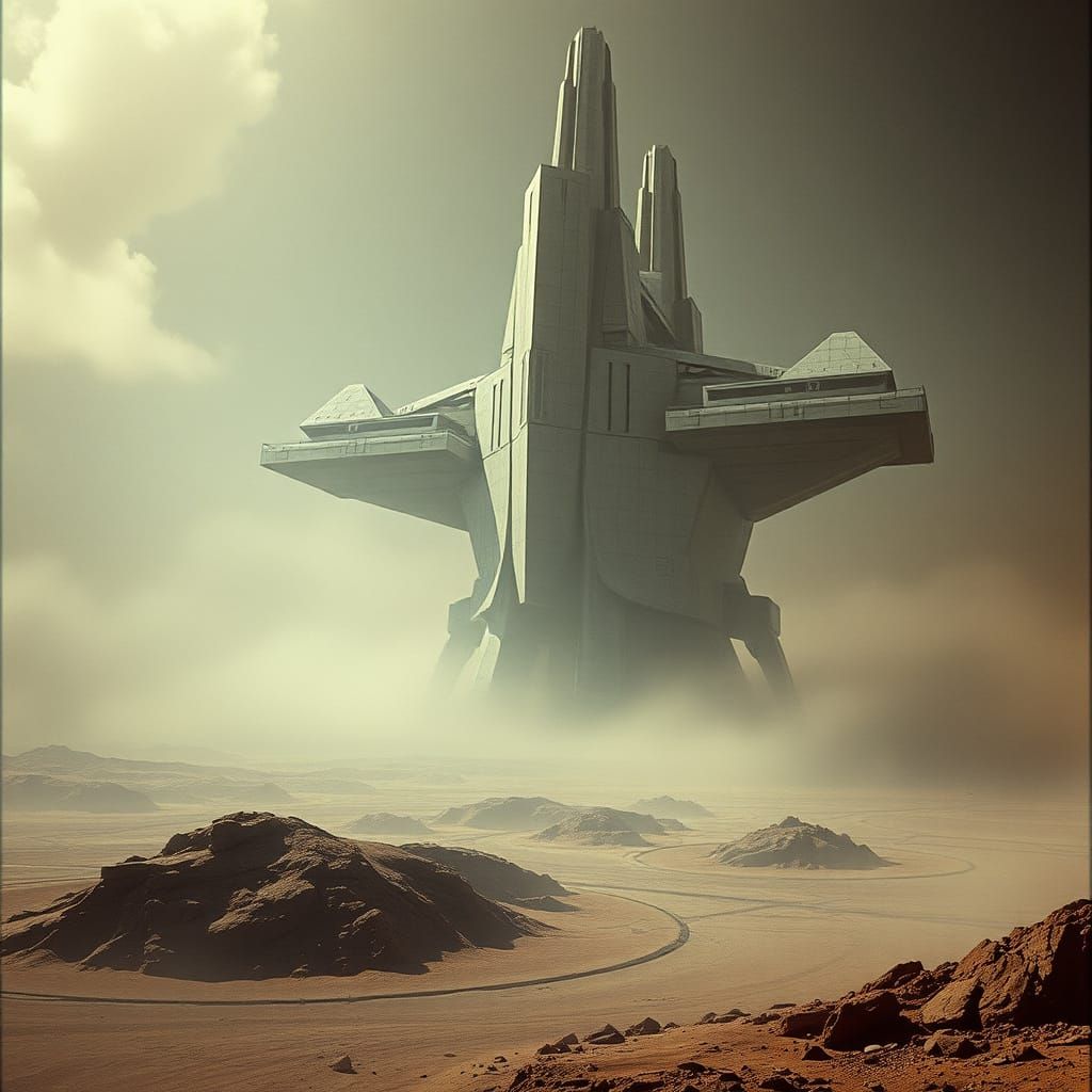 intercosmic brutalism base - Cyberpunk Brutalist Base in Dys...