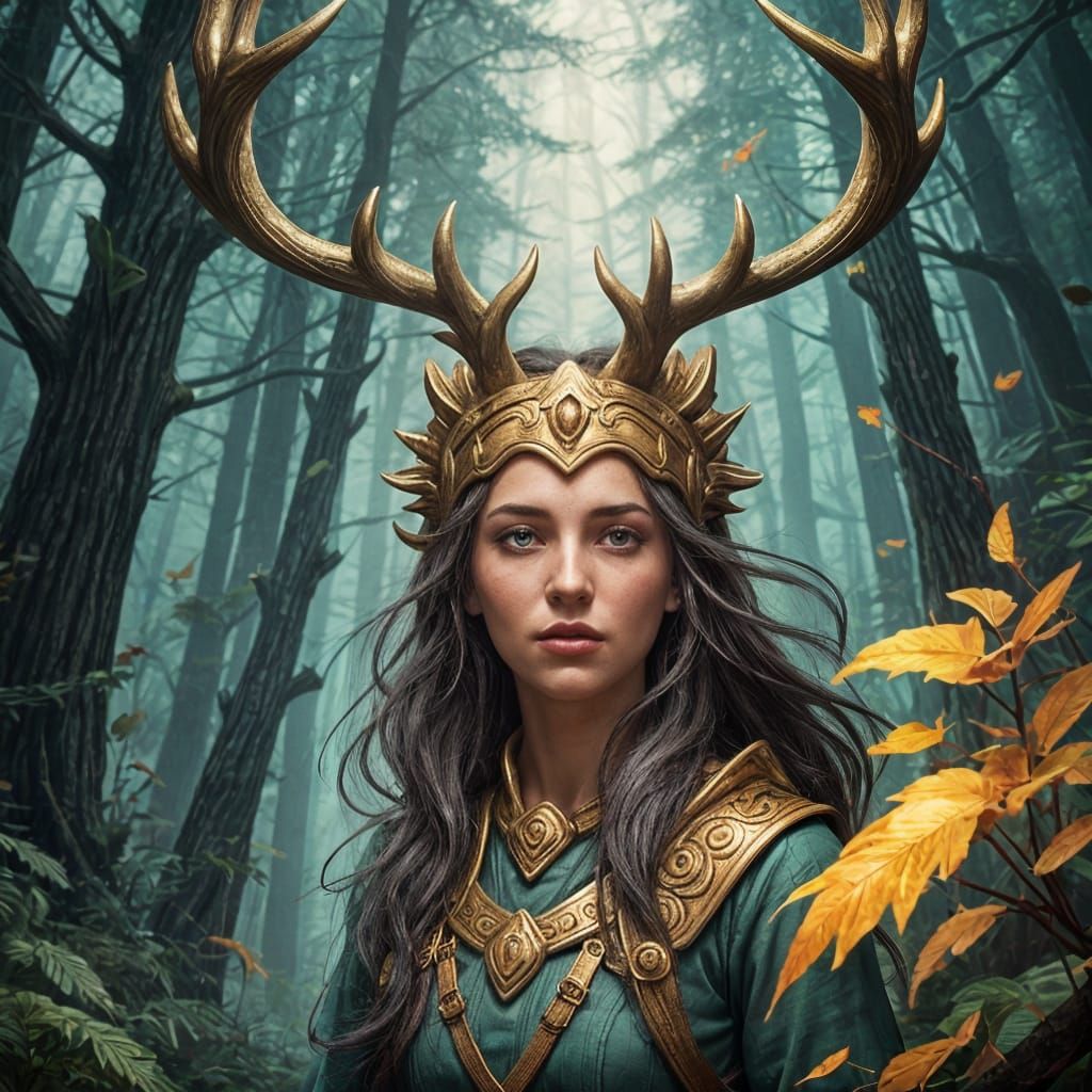 Lyra, the Animal Daughter: Mythological Origins an... - AI Art