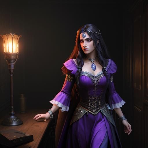 Esme the Enchantress - AI Generated Artwork - NightCafe Creator