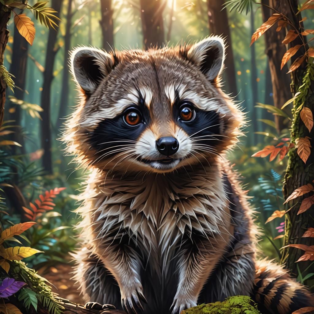 Raccoon #2 - AI Generated Artwork - NightCafe Creator