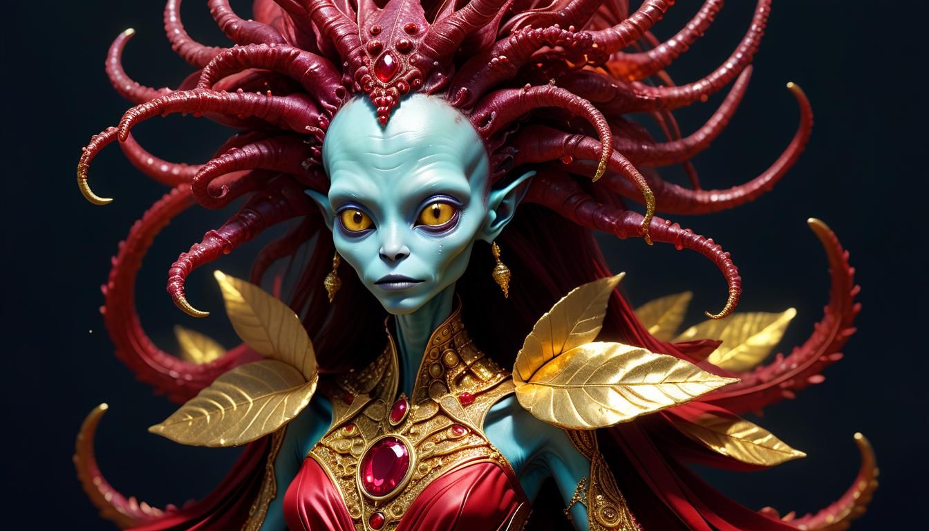 Alien Fashion Show - AI Generated Artwork - NightCafe Creator