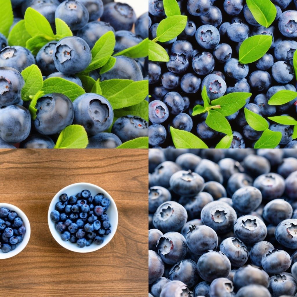 blueberries - AI Generated Artwork - NightCafe Creator