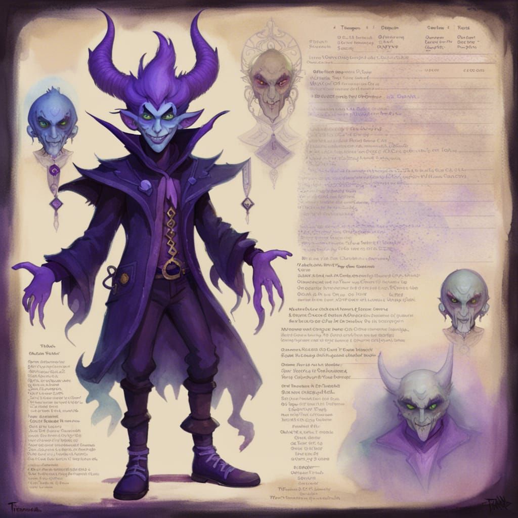 Demo Jevil in dnd - AI Generated Artwork - NightCafe Creator