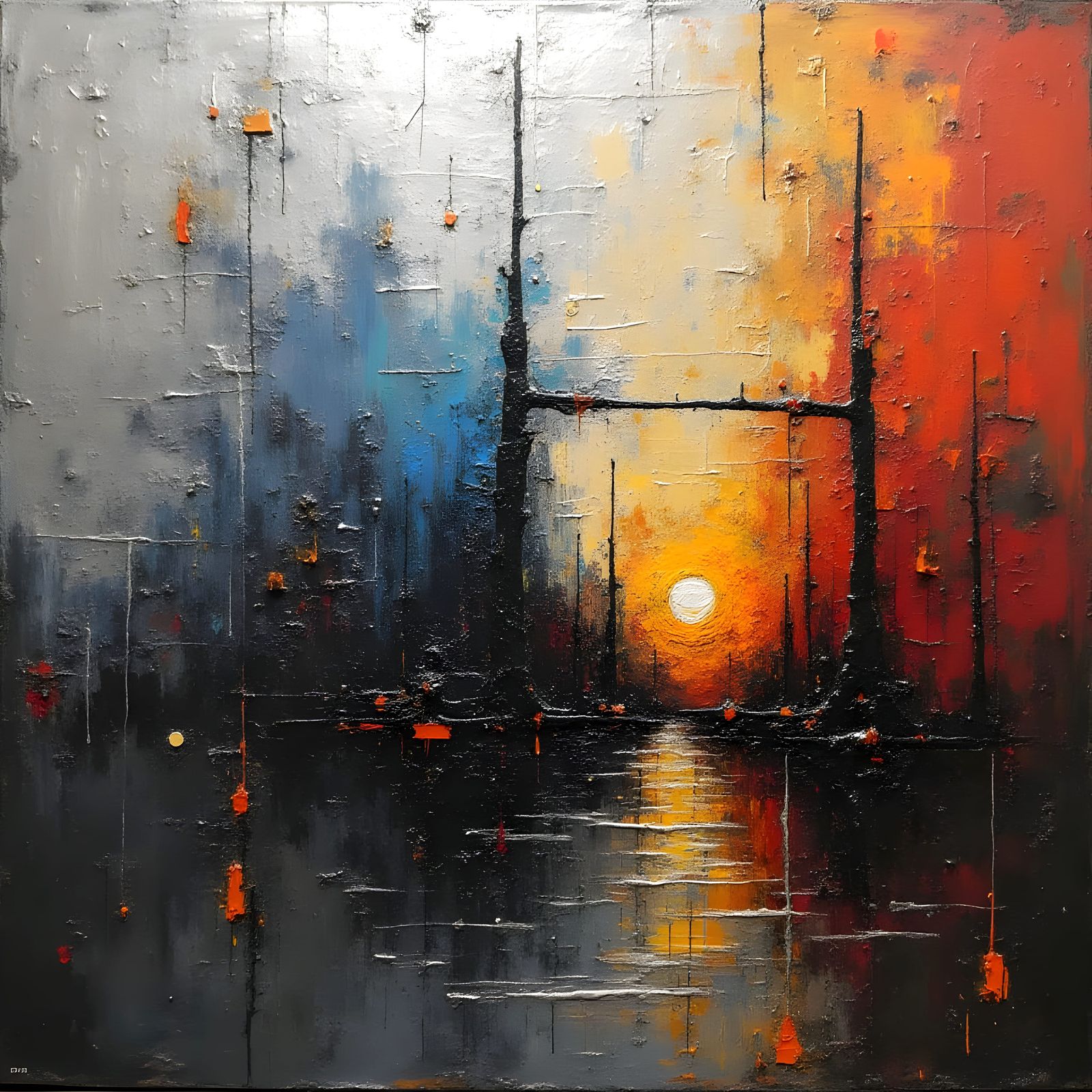 Harbor Gate Abstract - Harbor Gate Abstract