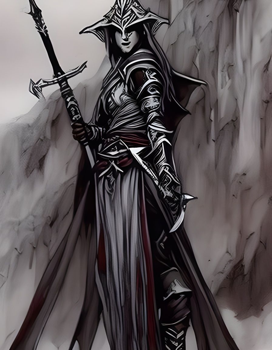 Drow Knight - AI Generated Artwork - NightCafe Creator