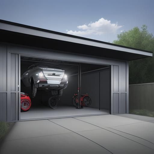 Future garage. Digital Art. - AI Generated Artwork - NightCafe Creator