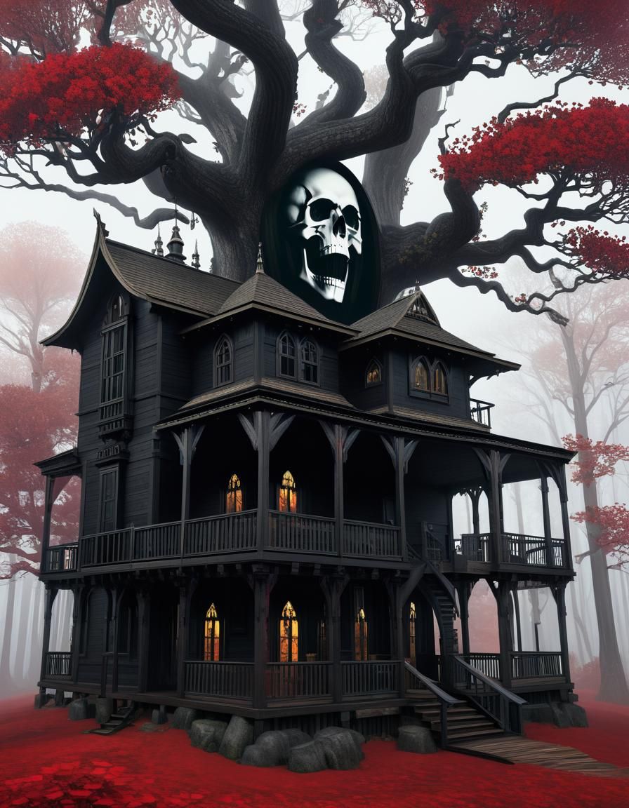 Treehouse of Doom - AI Generated Artwork - NightCafe Creator