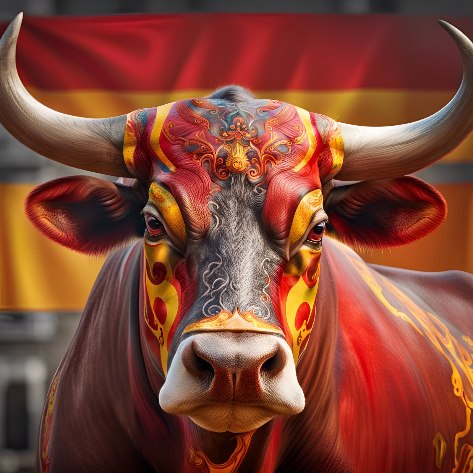 Olé Toro - AI Generated Artwork - NightCafe Creator