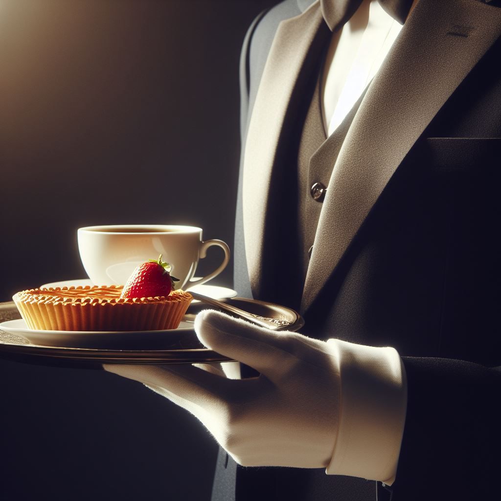 Breakfast Delivered by a Classic Butler 😋 - AI Generated Artwork ...