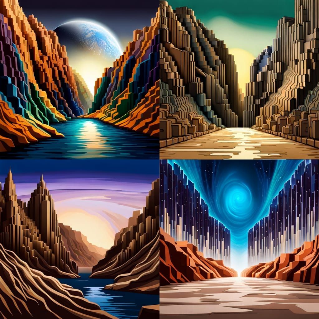 liminal desert scape 2 - AI Generated Artwork - NightCafe Creator