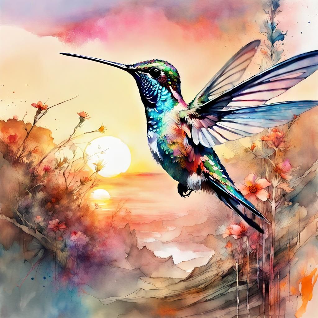 Colibri - AI Generated Artwork - NightCafe Creator
