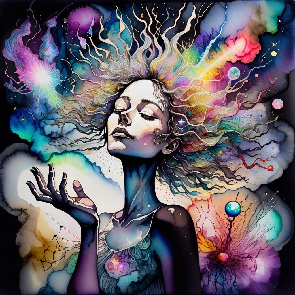 Explosion of the Mind - AI Generated Artwork - NightCafe Creator