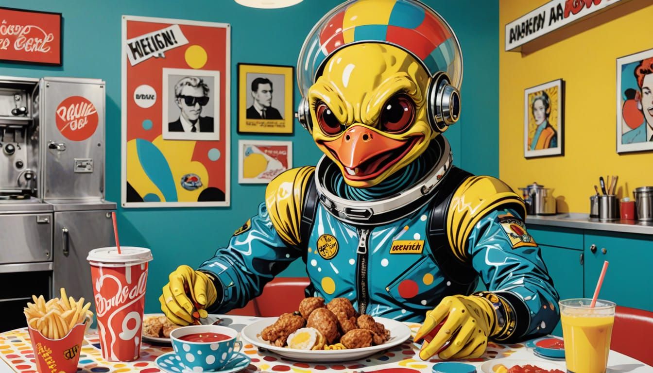 An alien in a fast food chain I - An alien in a fast food ch...