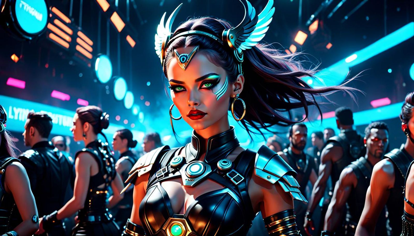 DJ Draugir-Valkyrie. - AI Generated Artwork - NightCafe Creator