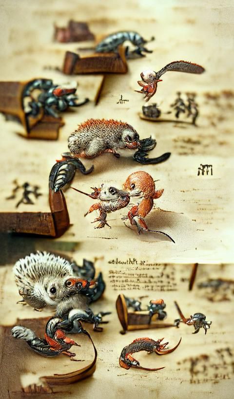 Miniature Fighting Creatures by Michael Maier (A) - AI Generated ...