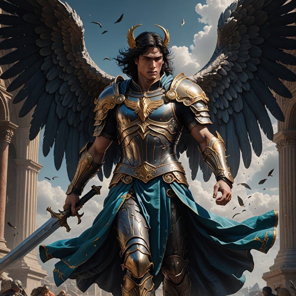 Male archangel. - Male archangel.