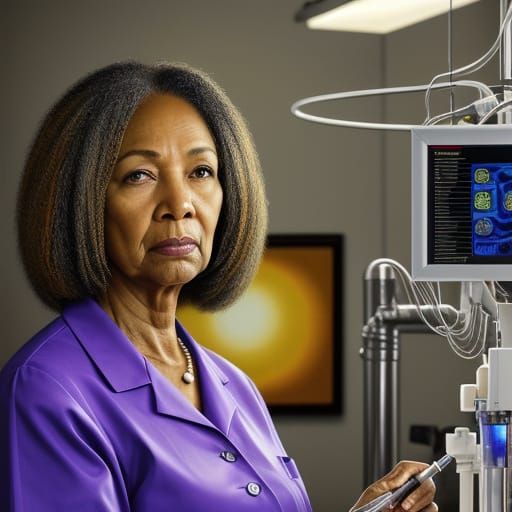 African-American Female Inventor Creates Breakthro... - AI Art