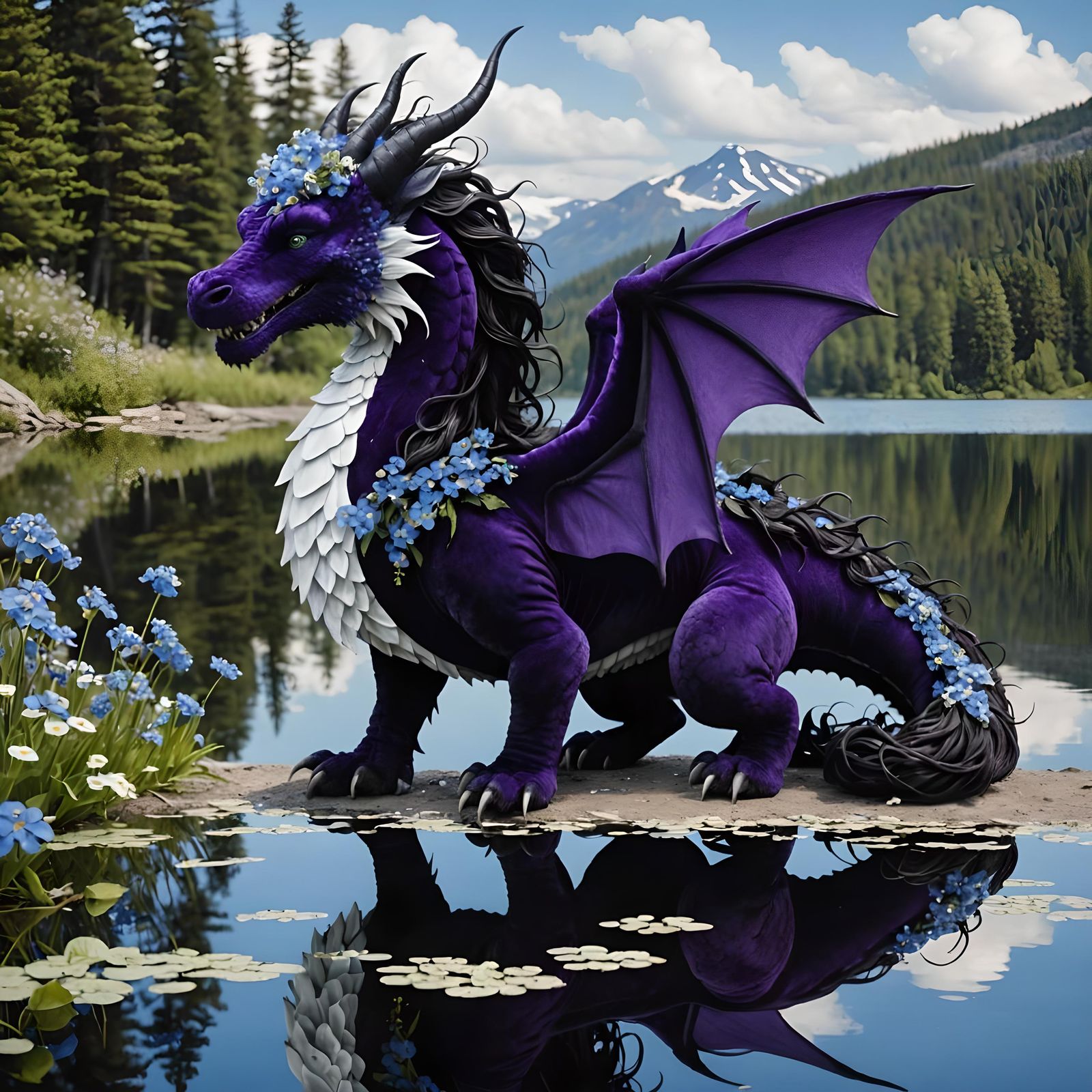 Spring Dragon - AI Generated Artwork - NightCafe Creator
