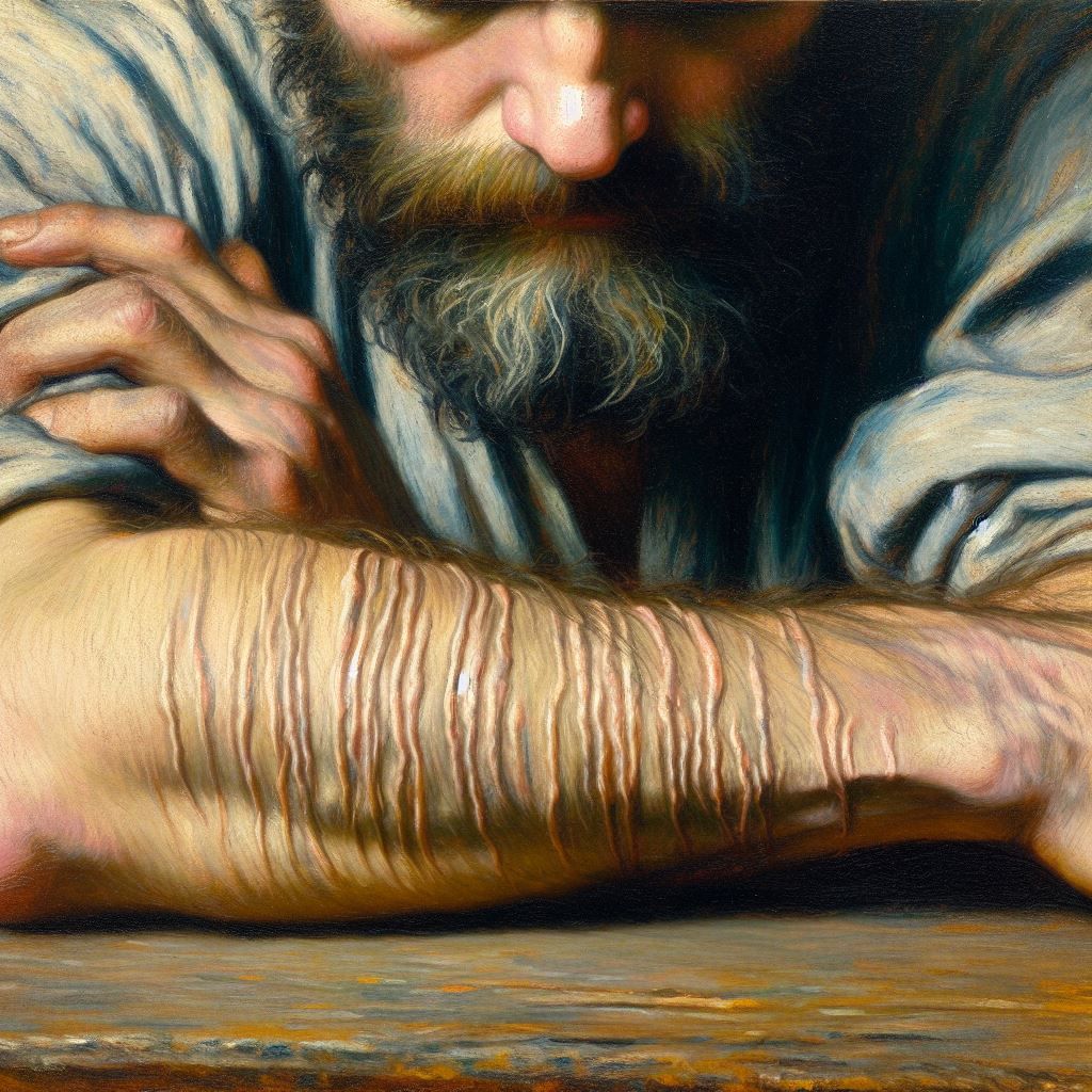 Scars Remain - AI Generated Artwork - NightCafe Creator