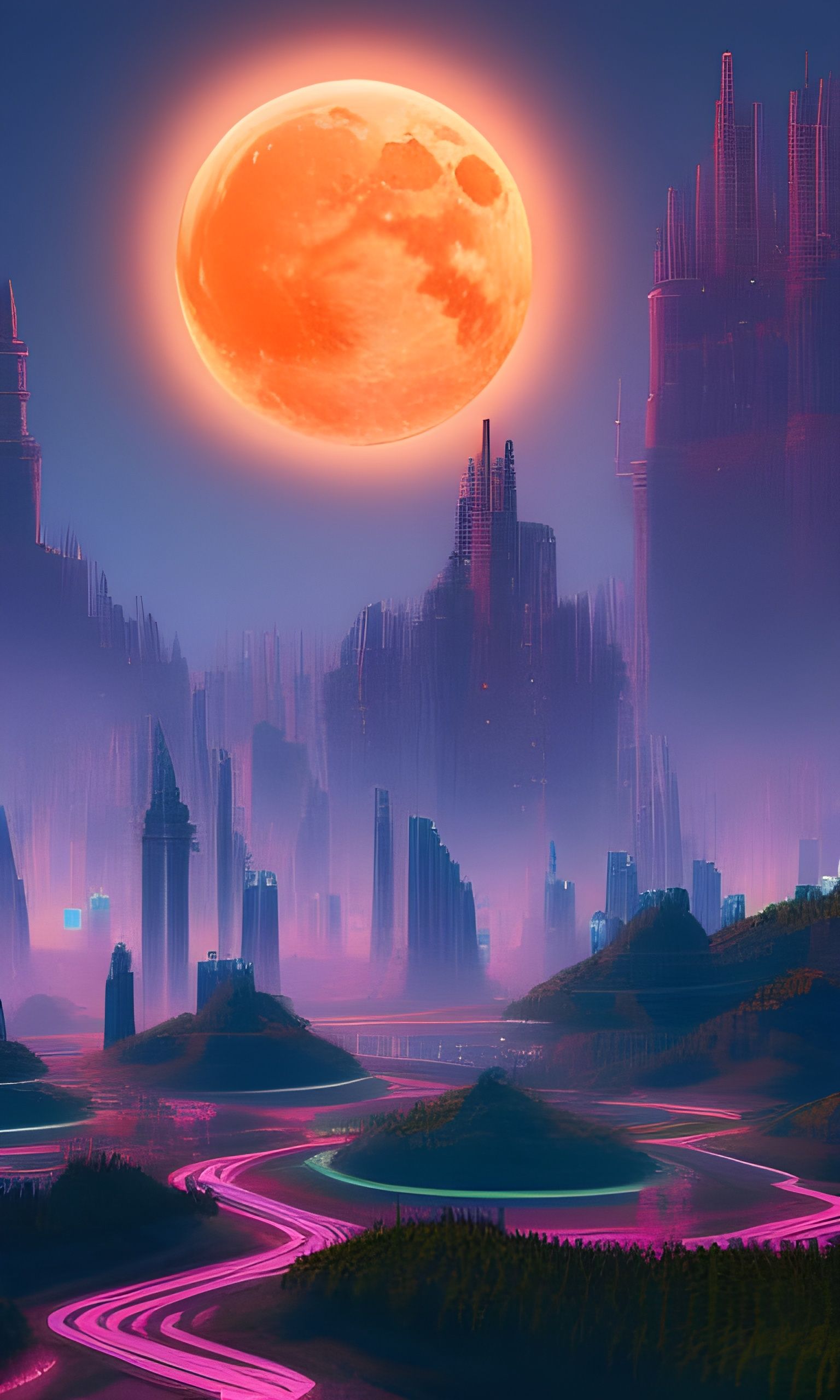 Night City - AI Generated Artwork - NightCafe Creator