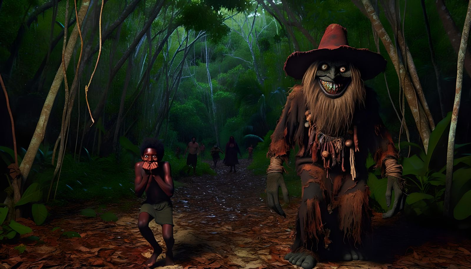 The Belize manifestation of the bogeyman, Tata Duende - AI Generated ...