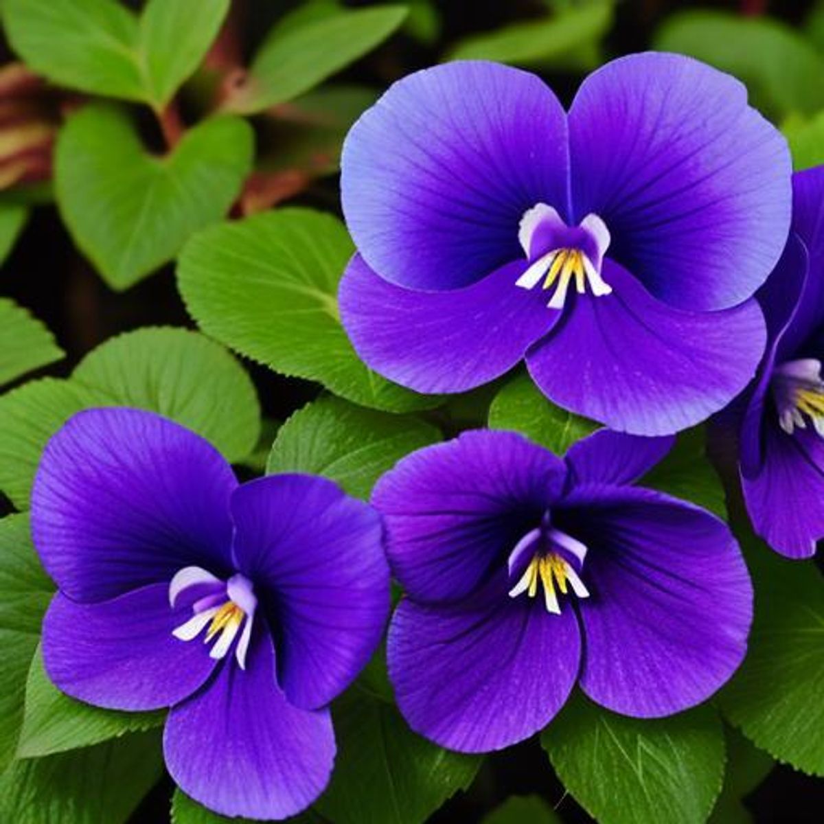 Alphabet Challenge "V" - vivid, vibrant violets - AI Generated Artwork - NightCafe Creator