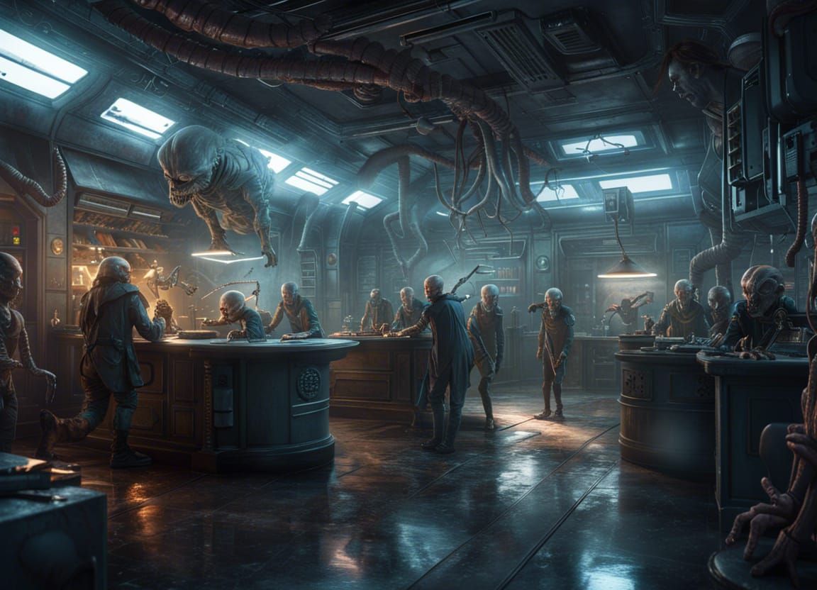 CloneHive Syndicate - AI Generated Artwork - NightCafe Creator