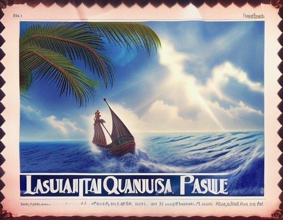 Postage Stamp - AI Generated Artwork - NightCafe Creator