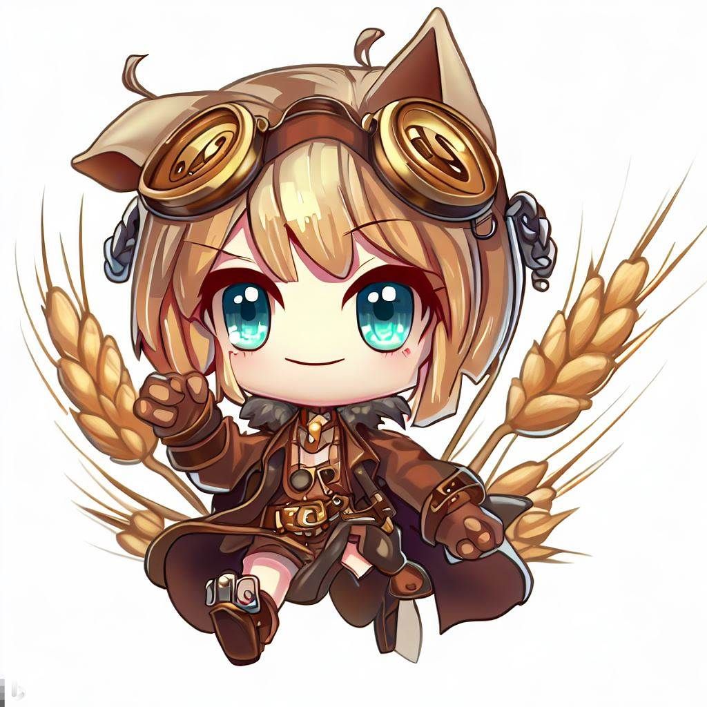 Chibi grains - AI Generated Artwork - NightCafe Creator