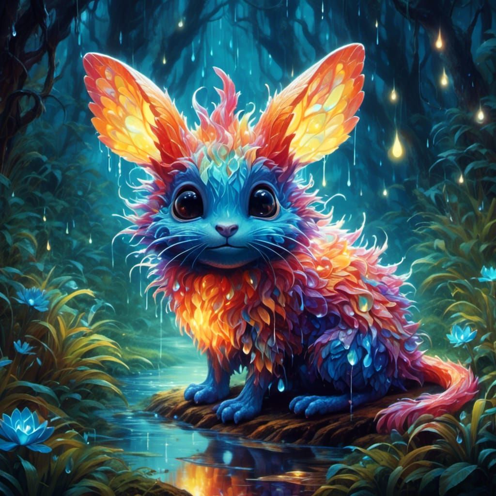 Colorful creature - AI Generated Artwork - NightCafe Creator