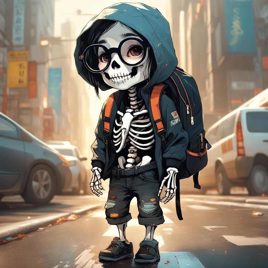 Skele: Monster School - AI Generated Artwork - NightCafe Creator