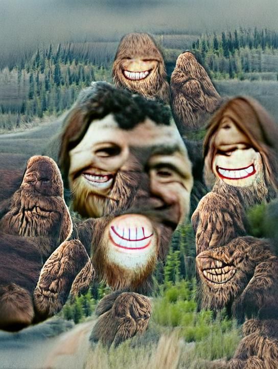 The happy sasquatch smiles - AI Generated Artwork - NightCafe Creator