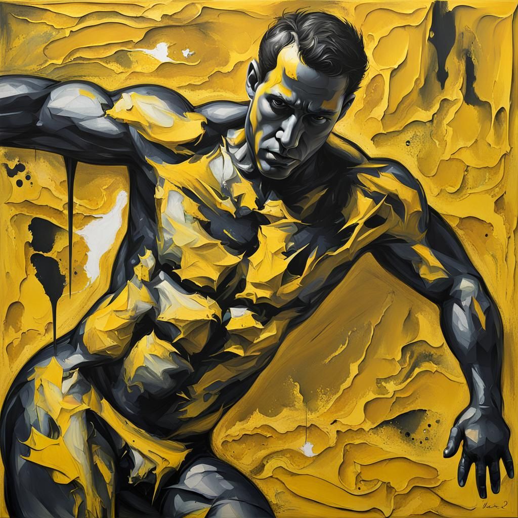 Abstract man - AI Generated Artwork - NightCafe Creator