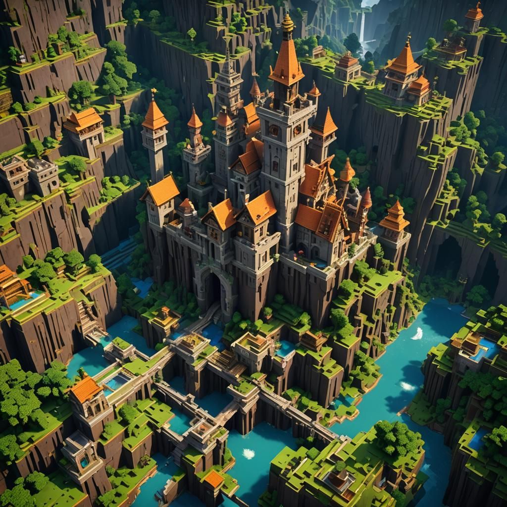 Minecraft - AI Generated Artwork - NightCafe Creator