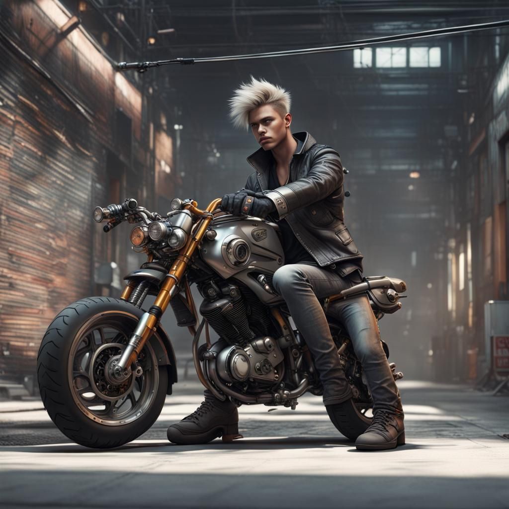 Post-Apocalypse Punk 240127H - AI Generated Artwork - NightCafe Creator