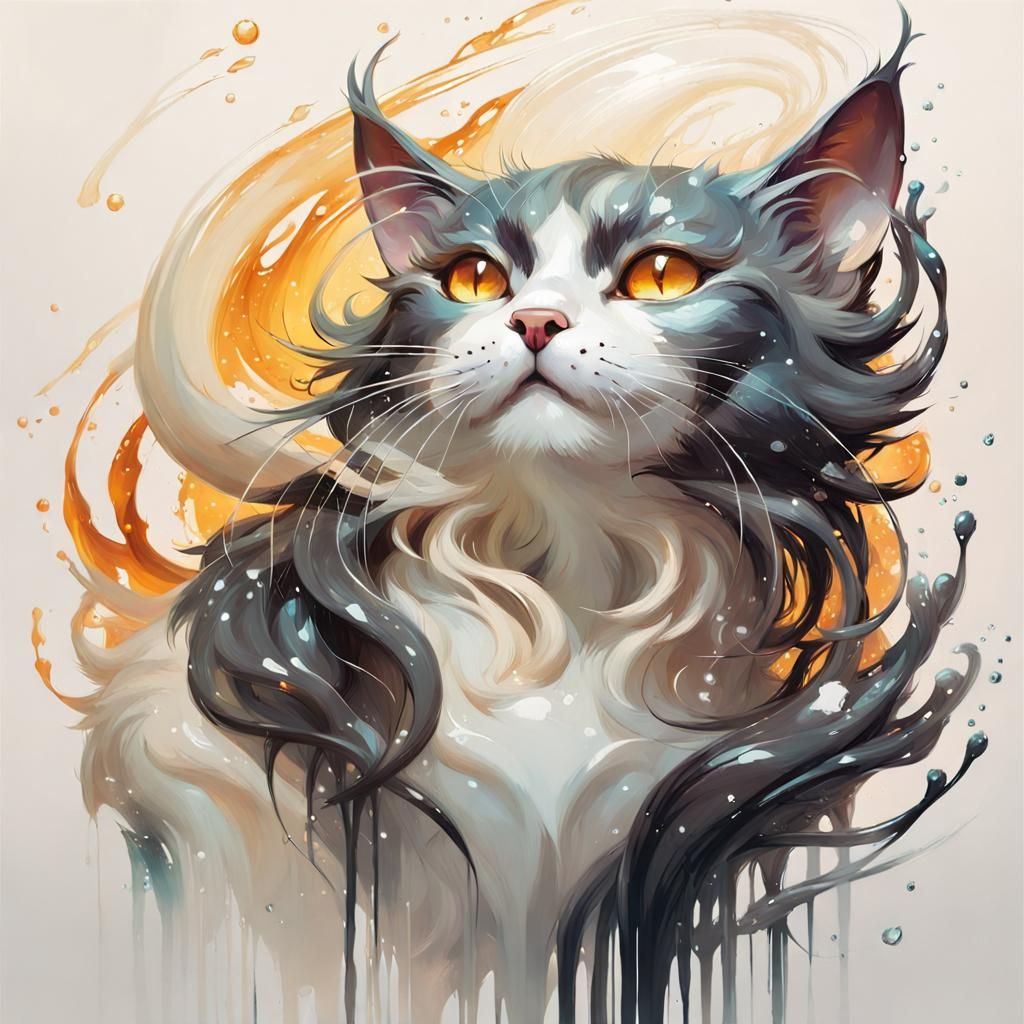 Curious Cat - AI Generated Artwork - NightCafe Creator